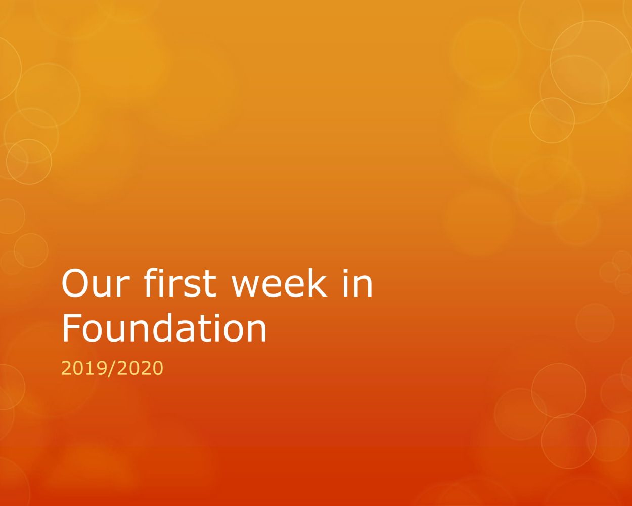 Foundation Stage » Eastwood Village Primary